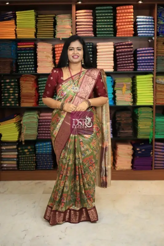 Printed Mysore Silk
